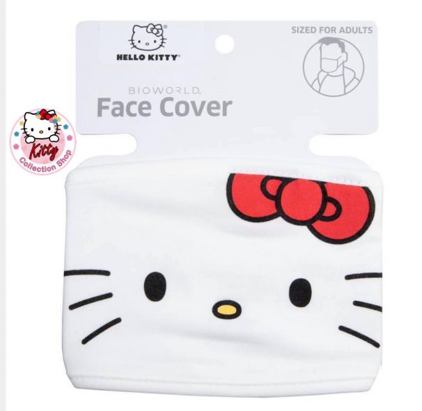 Hello Kitty Face White Facemask – Kitty Collection