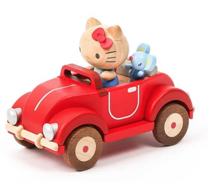 Hello Kitty Vehicle Wooden Music Box – Kitty Collection