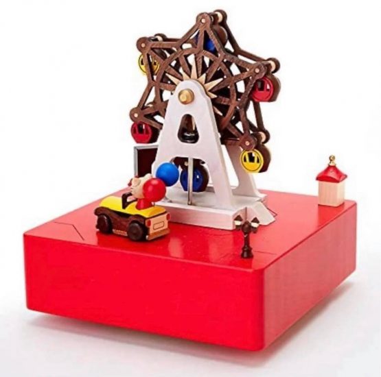Hello Kitty Rare Limited Edition Ferris Wheel Wooden Music Box – Kitty ...